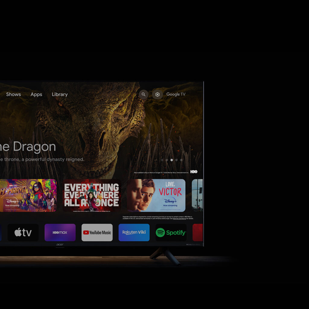 Google TV | Buy Acer H Pro Series 4K TV With 76W Speakers | Indkal